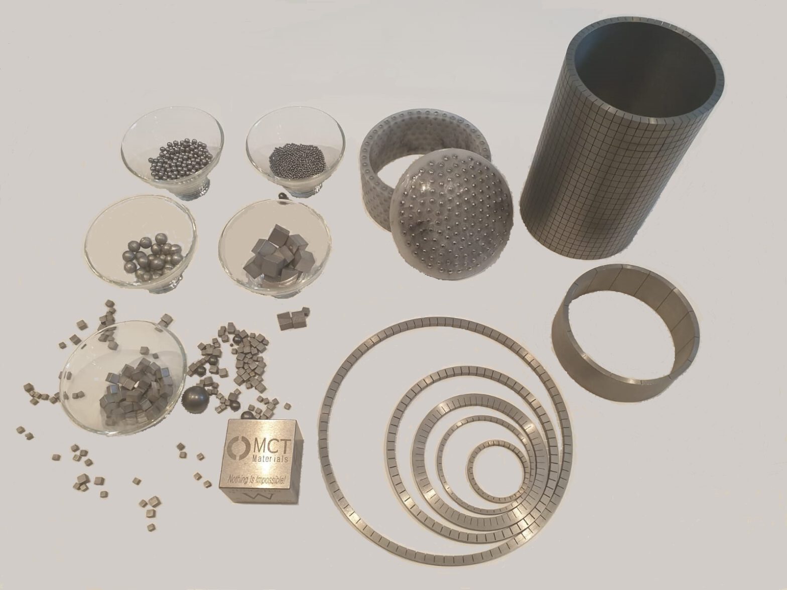 | MCT - Materials | Tungsten | Tantalum | Molybdenum | Nitinol Graphite